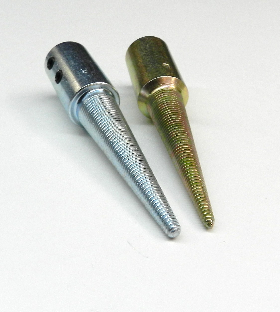 TAPERED Spindles SET of 2 R & L with 5/8" ID HOLE for Grinder ...