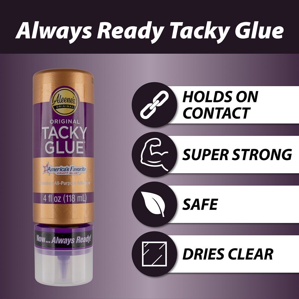 Aleene’s Always Ready Tacky Glue | Standing Cap | Premium All-Purpose ...