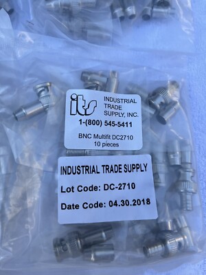 BNC Connectors -Dolphin Components DC-2710 Crimp-On Set (10 Piece per ...