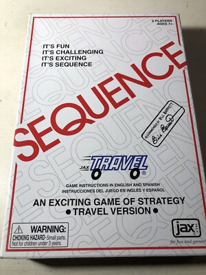 Travel SEQUENCE Board Game (2020) NEW Strategy Game Travel Board Game ...