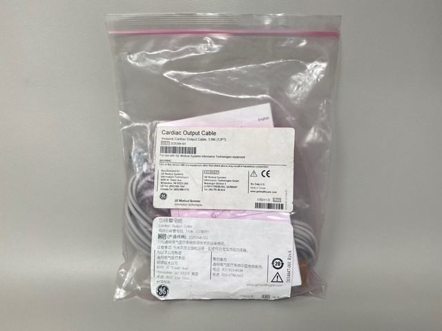 GE 2025248-001 Cardiac Output Adapter Cable - for sale online | eBay