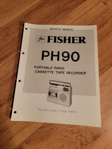Service Manual - Fisher PH90 Radio / Cassette Tape Recorder | eBay