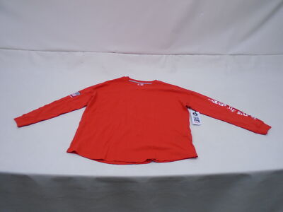 VOLCOM H3602200 USST MENS LONG SLEEVE TEE SHIRT RED MEDIUM | eBay