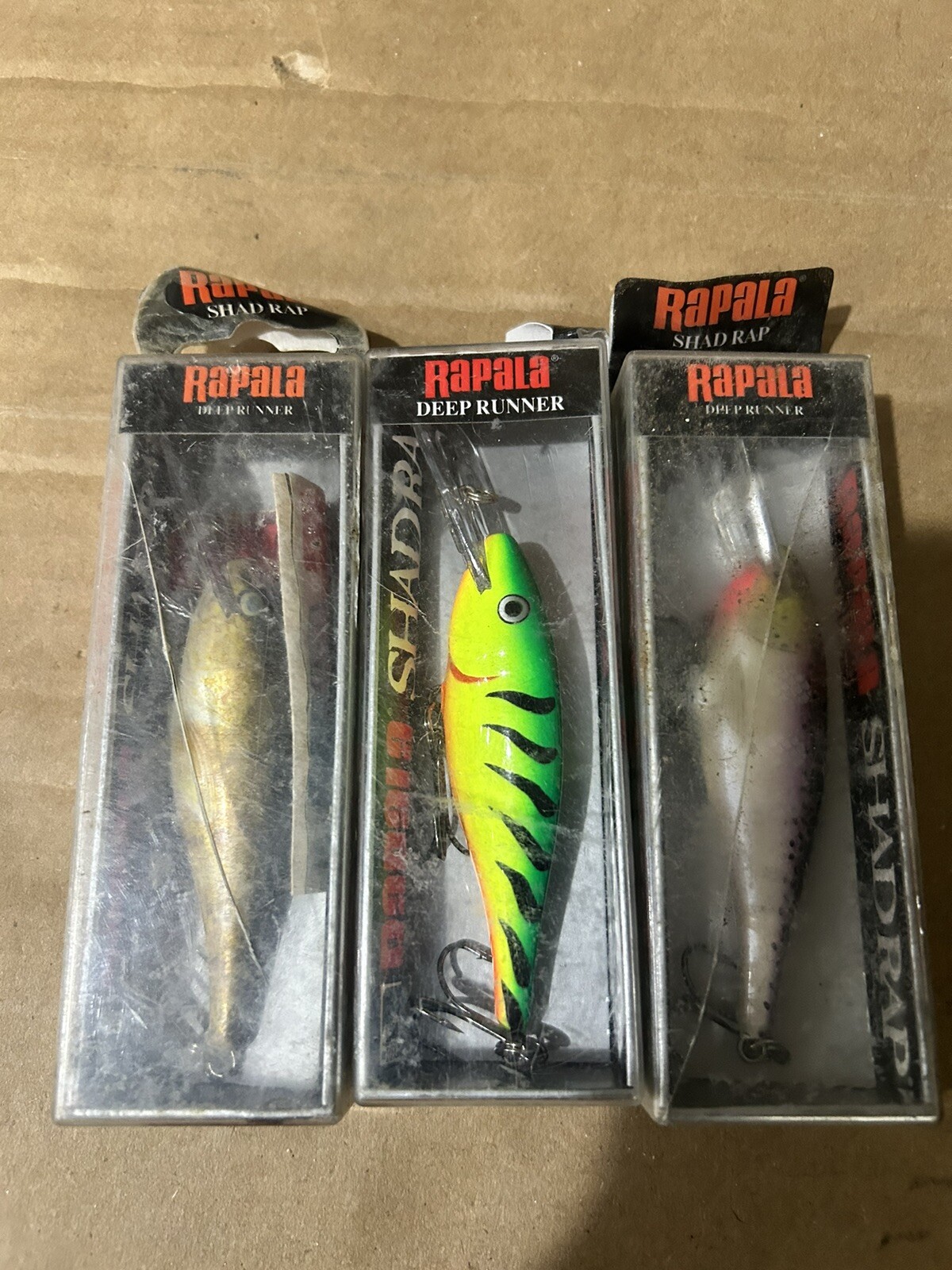 Rapala Shad Rap Deep Runner SR8 Shadrap Crankbait Lures - Rapala SR8 ...