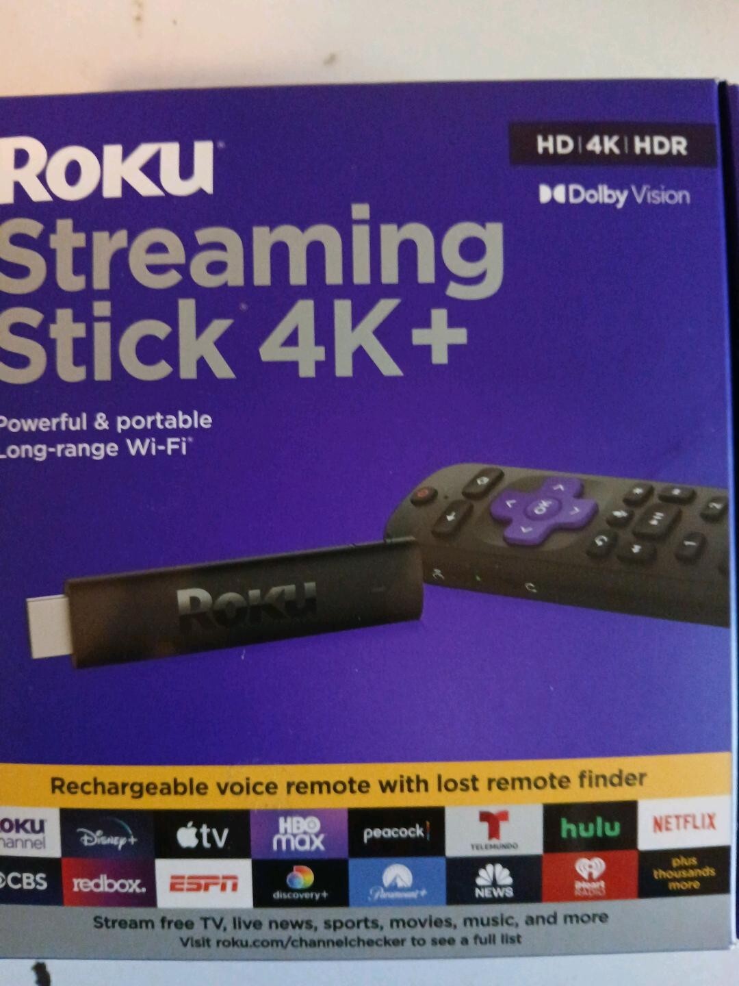 Roku Streaming Stick 4K SKU#3821R (model:3821X) 4K Streaming Device | eBay