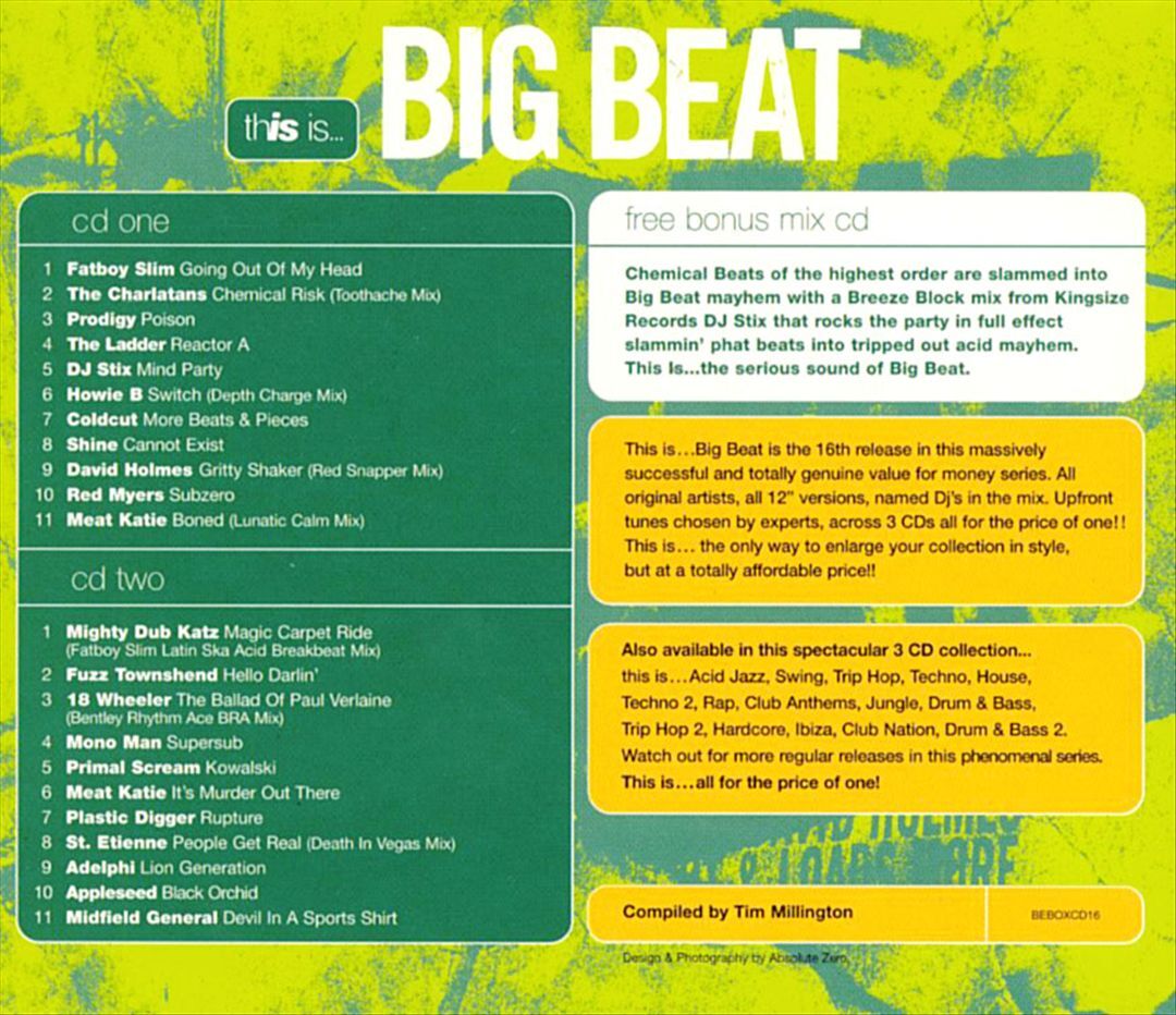 VARIOUS ARTISTS - THIS IS BIG BEAT NEW CD 5016553831621| eBay