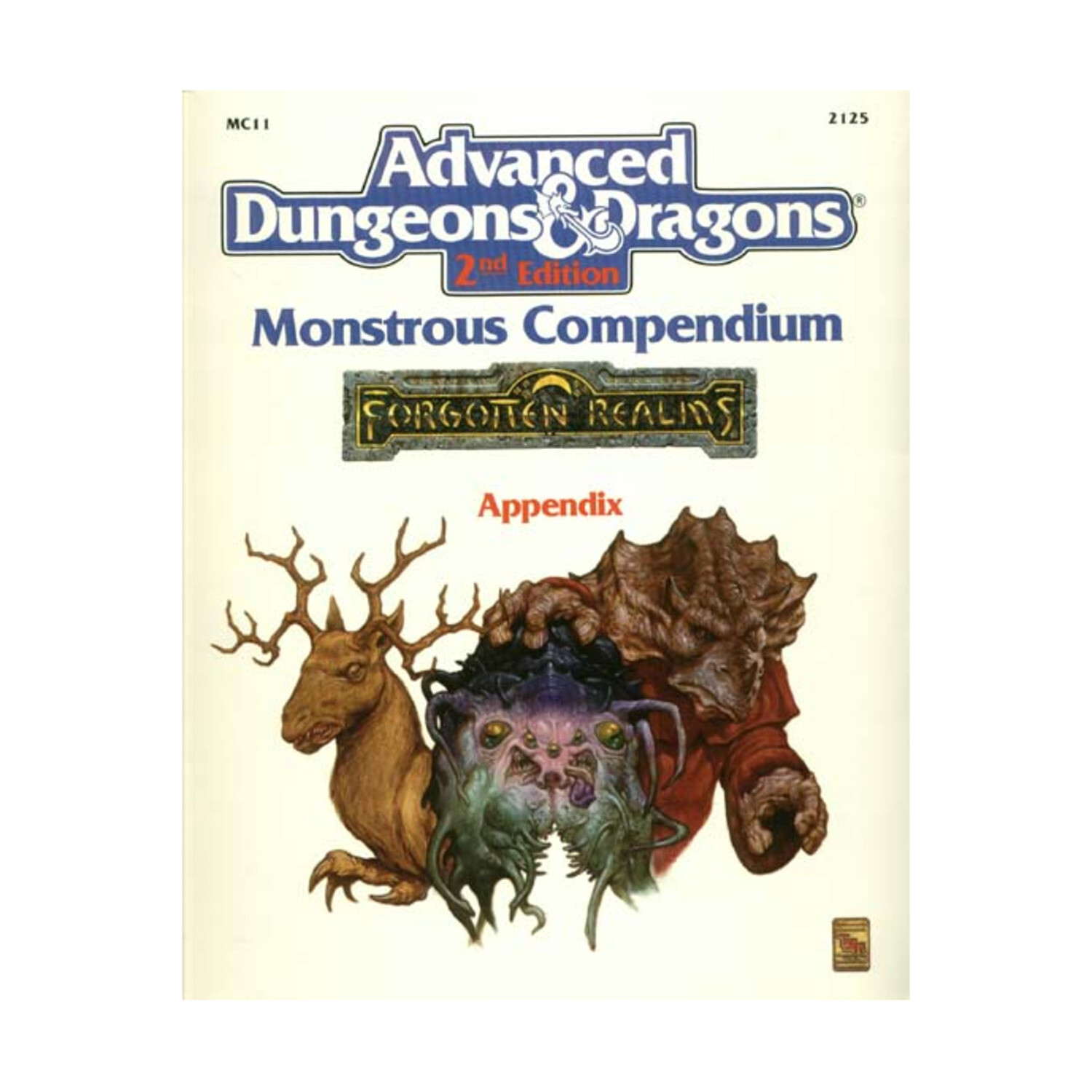 TSR Monstrous Compendium Forgotten Realms Appendix #2 VG+ | eBay