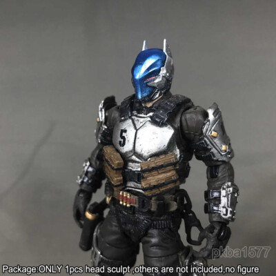 NEW Premium 1/18 Red Eyes Arkham Knight Head Sculpt Male Head For 3.75 ...