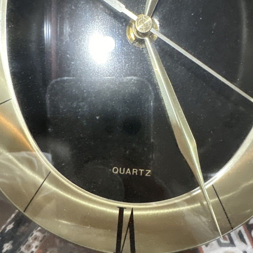 Vintage MCM Heirloom 661D Quartz Oval Wall Clock See-Thru, Tested And ...