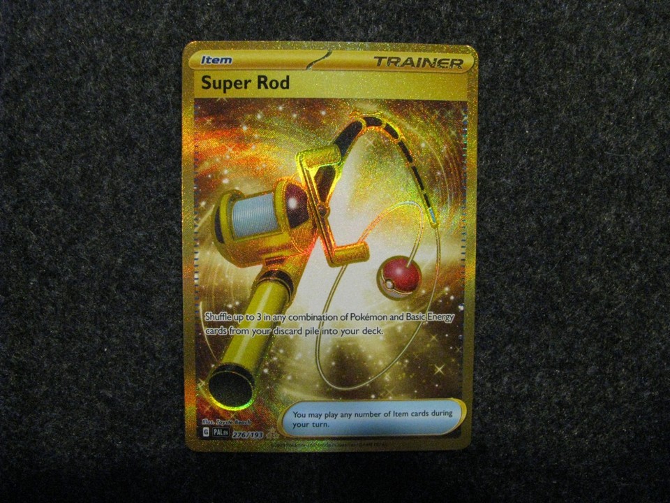 Super Rod 276/193 NM Gold Hyper Rare - Orthworm 224/193 Paldea Evolved ...