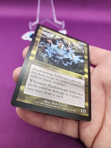 MTG Shadowmage Infiltrator Misprint Crimp Jon Finkle Invitational Card ...