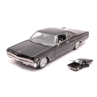 CHEVROLET IMPALA SS 396 COUPE TUNING 1965 BLACK 1:24 Welly Auto ...