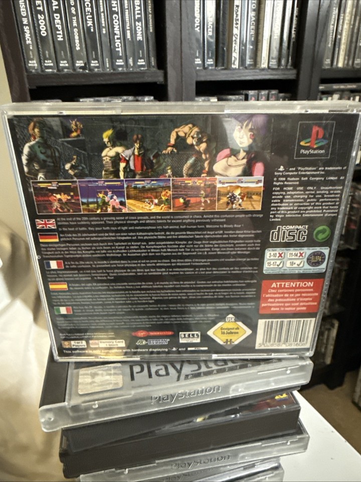 1998 Hudson Bloody Roar Sony PlayStation 1 PS1 Game Complete Good ...