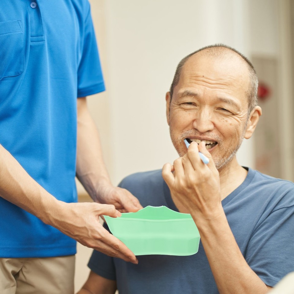 Toothbrush Cup Hospital Bed Brushing Teeth Cleaning for Bedridden ...