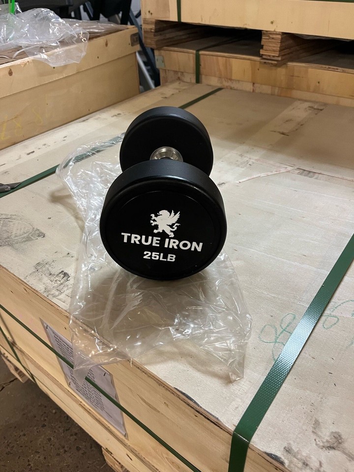 True Iron Urethane Dumbbells Sets 5-100 Brand New! | eBay