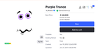 Cheap Roblox Limiteds 49k (490$) Robux for only 175$ purple trance RAP ...