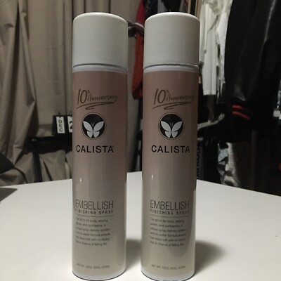2pack Calista Embellish Finishing Hairspray - 10 oz 10th Anniversary | eBay