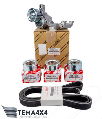 Genuine OEM Drive Belt & Idle Pulley Set for TOYOTA TACOMA 1GR-FE | eBay