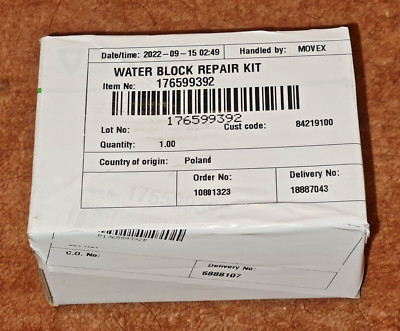 ASCO Water Block Repair Kit 176599392 | eBay Australia