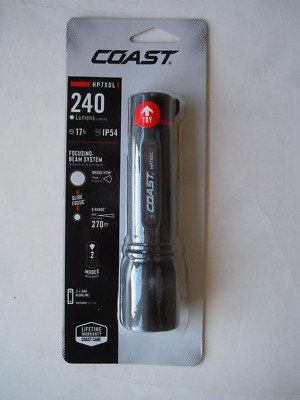 Coast LED Flashlight, Beam ; Slide Focus, 240 Lumens, AAA | eBay