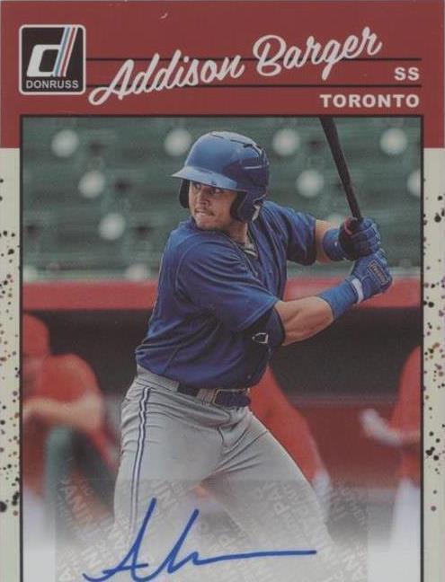 2023 Panini Donruss - Retro 1990 Signatures Addison Barger #90S-AD Holo ...