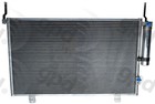 Global Parts Distributors 3383C A/C Condenser For 04-11 Mitsubishi ...