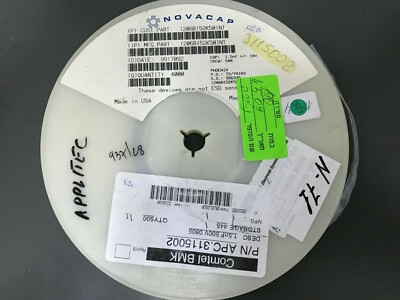 1206B152K501NT - NOVACAP - 190 pcs - Capacitor Ce 0.0015uF 500V X7R 10% ...