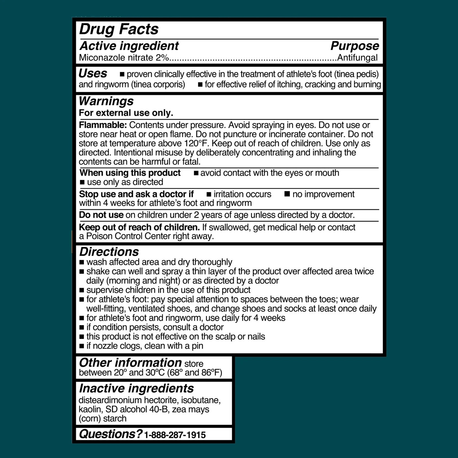 Equate Athlete’s Foot Antifungal Powder Spray, 4.6 oz | eBay