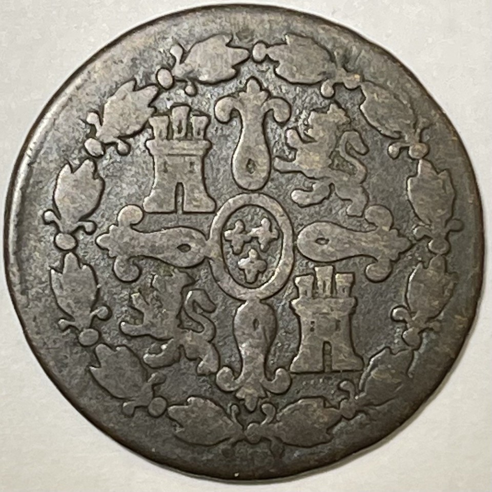 1781 Spain 4 Maravedis Copper Coin, Charles III, KM#407.2 FREE U.S ...