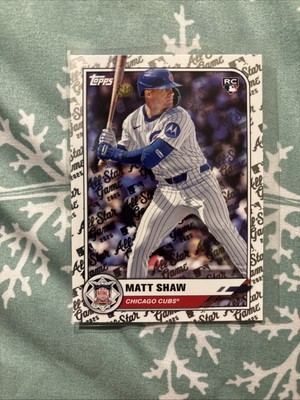 Topps 2025 All-Star Game #57 Matt Shaw Chicago Cubs RC Rookie Card | eBay