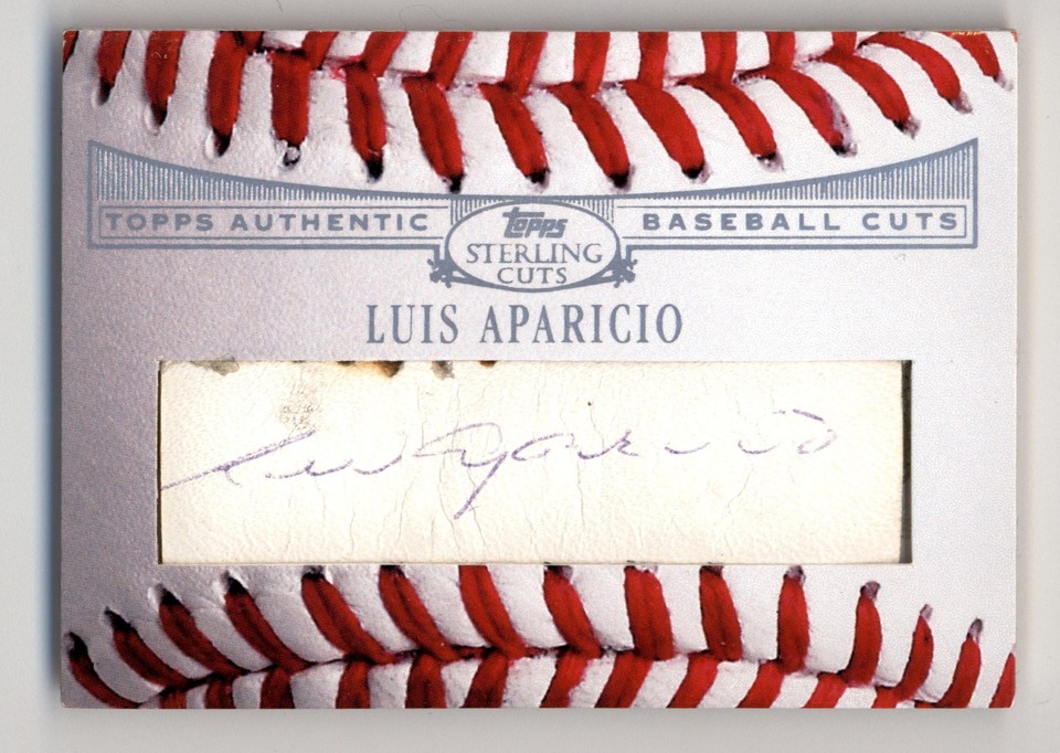 2006 Topps Sterling Baseball Cut Signatures #LA Luis Aparicio Auto - NM ...