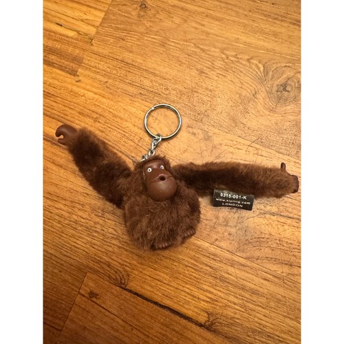 Kipling Monkey Keychain Ring Brown Color- New without tag | eBay