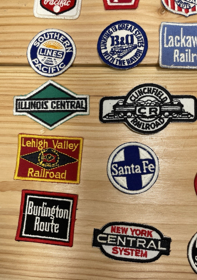 Railroad Train Patches Lot of Twenty 28 Different | eBay