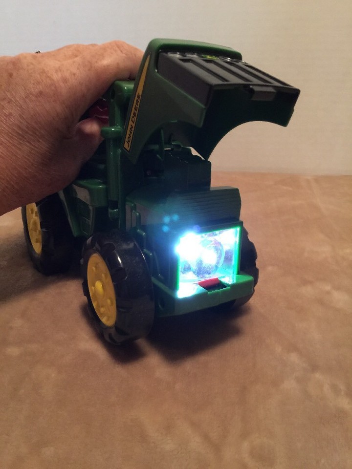 Learning Curve John Deere Tractor Toy Flashlight Engine Sounds Tested ...