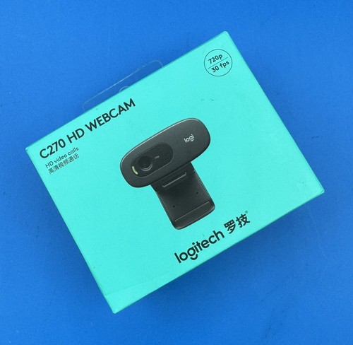 Logitech C270 HD WEBCAM 720P 30 FPS Web Camera 960-000999 6920377901837 ...