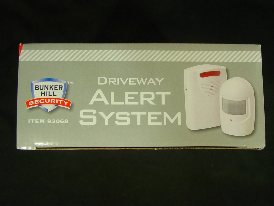 Battery Operated Wireless Driveway Alarm Alert Security System Bunker ...