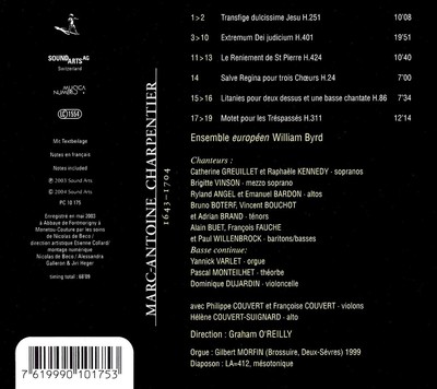 GRAHAM O'REILLY CHARPENTIER: LE JUGEMENT DERNIER NEW CD 7619990101753| eBay