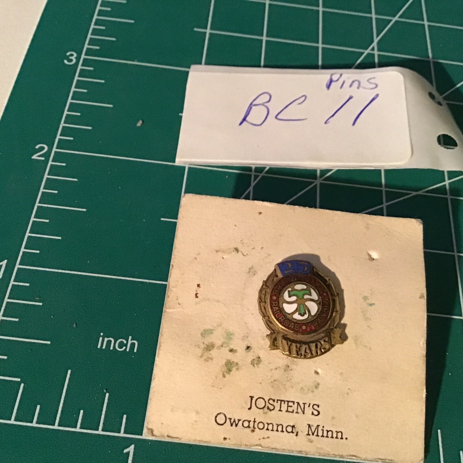 Brotherhood of Railroad Trainmen 25 Year Lapel Pin | eBay