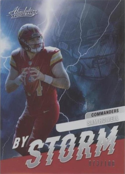 2022 Panini Absolute - By Storm Spectrum Red #BST-5 Sam Howell /100 (RC ...