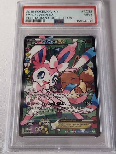 Sylveon EX (Full Art) RC32-32 Generations: Radiant Collection Holo PSA ...