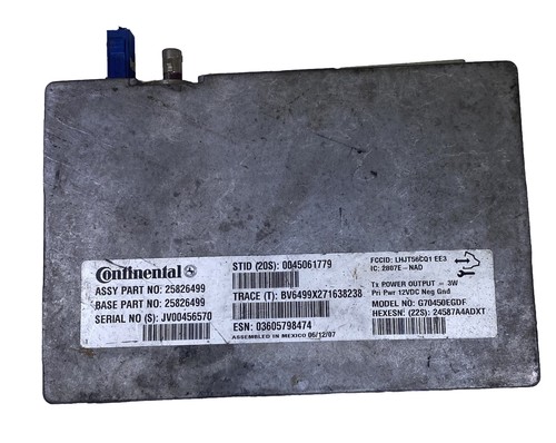 2007-2008 CHEVROLET SILVERADO 1500 COMMUNICATION ONSTAR MODULE 25826499 ...