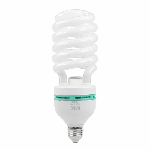 150W Studio Continuous Video Fluorescent Tricolor Lamp Light Bulb E27 ...