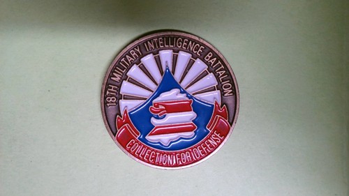 CHALLENGE COIN 18TH MILITARY INTELLIGENCE BATTALION COLLECTION FOR ...