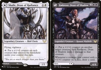 Shaile, Dean of Radiance // Embrose, Dean of Shadow x1 - Commander ...
