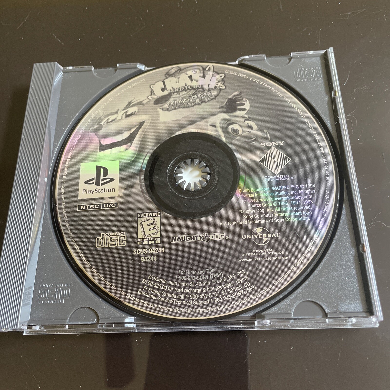 Sony PlayStation 1 PS1 TESTED Crash Bandicoot Warped…DISC ONLY. | eBay