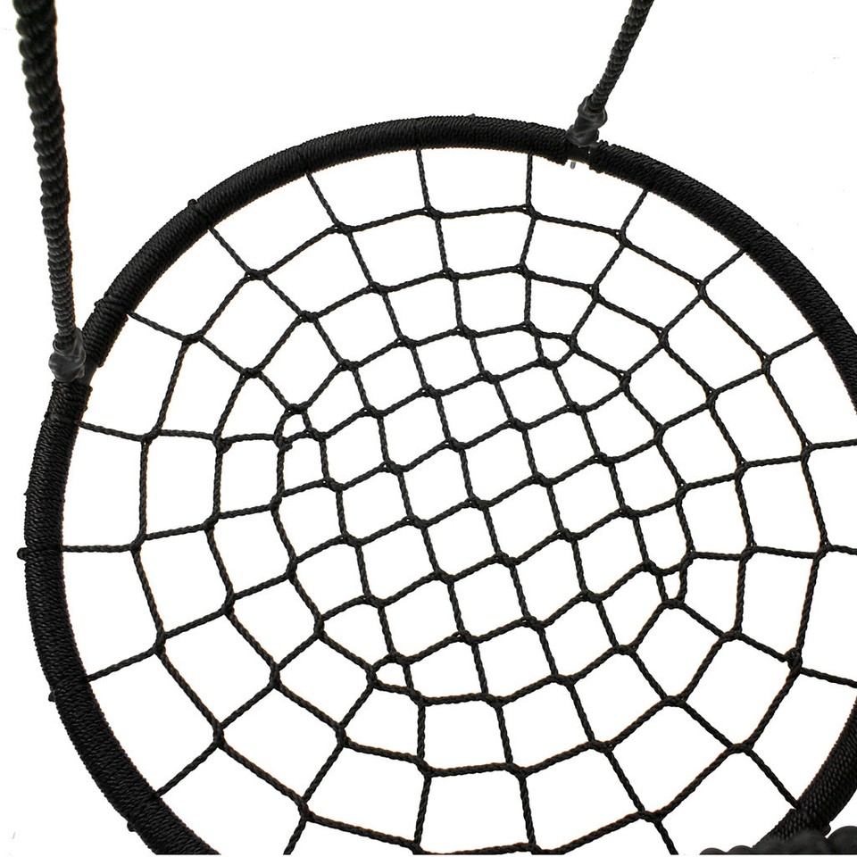 40" Spider Web Tree Net Large Swing Outdoor Hanging Play Toy PE Rope EZ ...