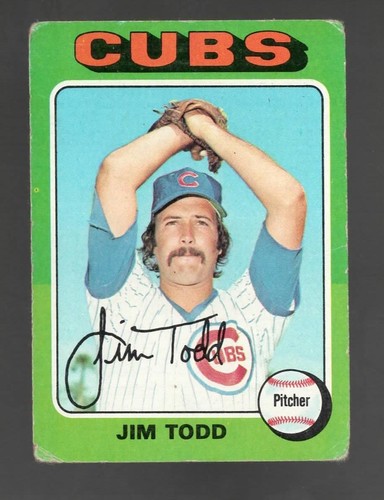 1975 Topps Jim Todd Chicago Cubs #519 Good | eBay