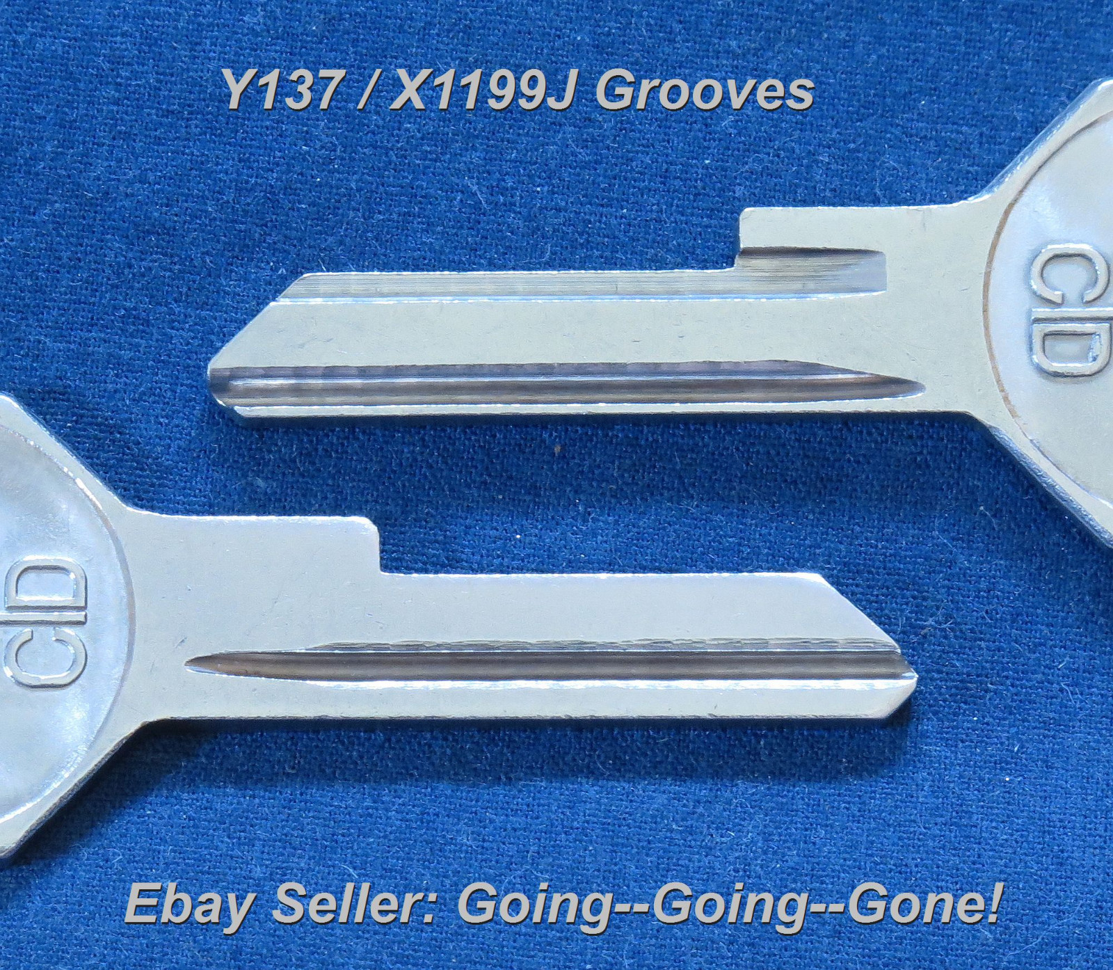 OEM 1956-1963 DPCD DODGE PLYMOUTH CHRYSLER DESOTO KEY BLANK Y137 X119J ...