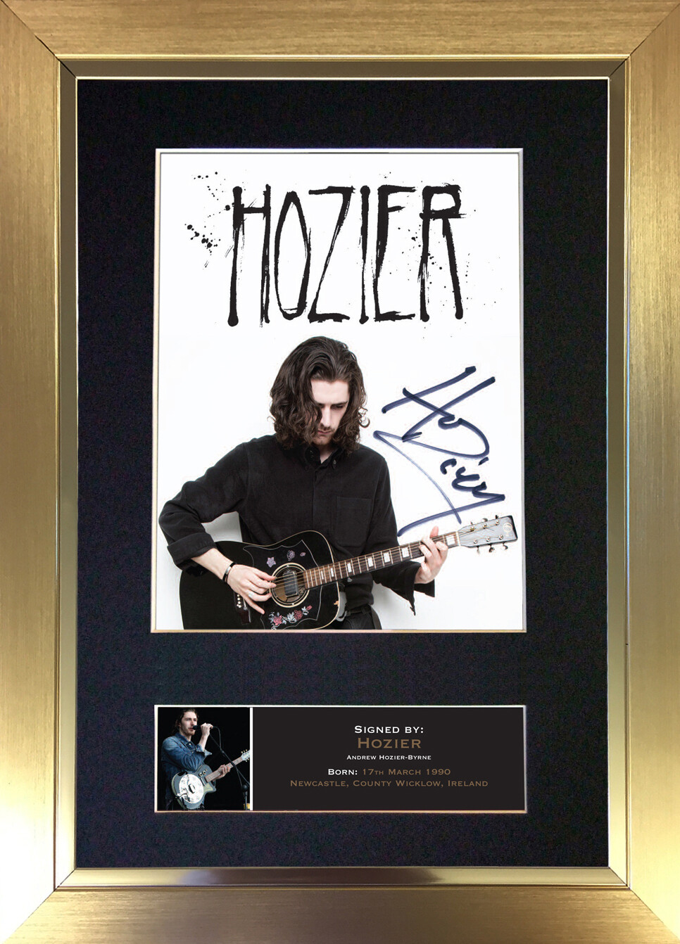 HOZIER Signed Mounted Reproduction Autograph Photo Prints A4 567 | eBay