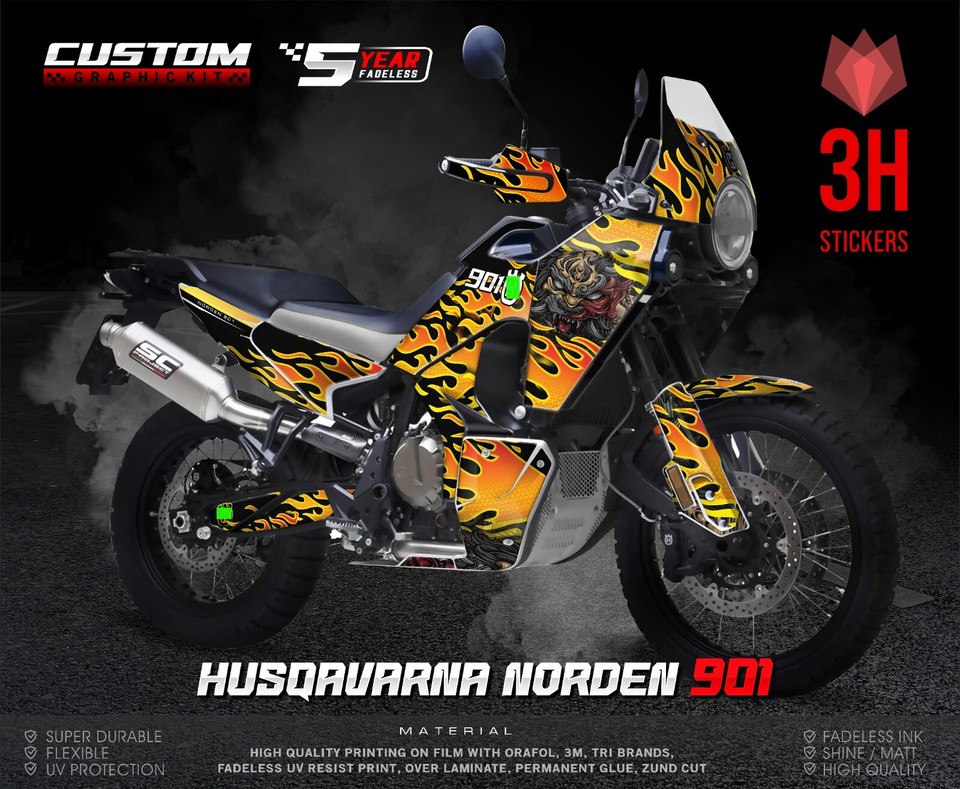 Custom Graphics for Husqvarna Norden 901 full kit Sticker | eBay